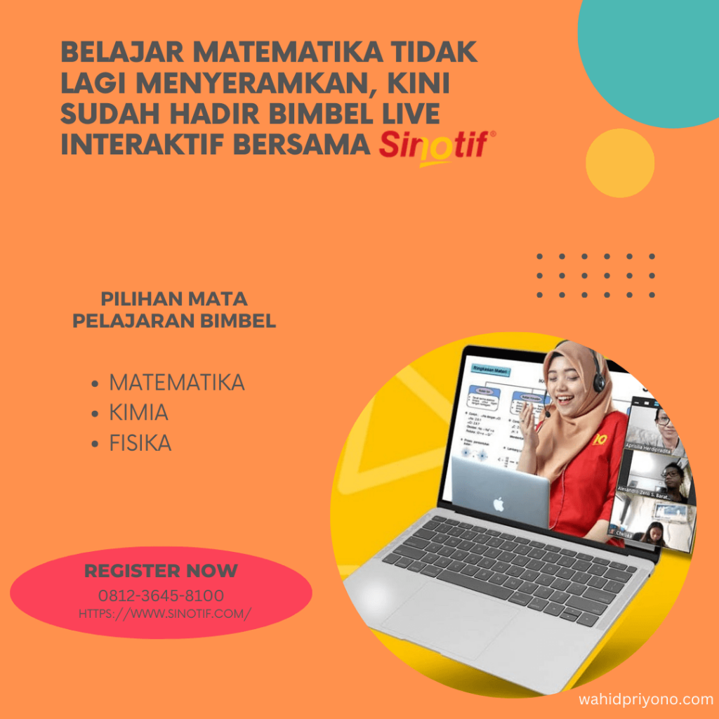Belajar Matematika Tidak Lagi Menyeramkan, Kini Sudah Hadir Bimbel Live Interaktif Bersama ...